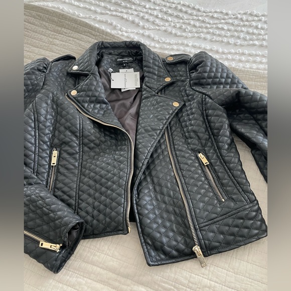 Generation Love | Jackets & Coats | Black Moto Jacket Sgeneration Love ...